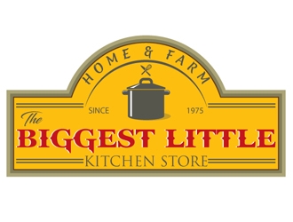The Biggest Little Kitchen Store Logo Design - 48hourslogo