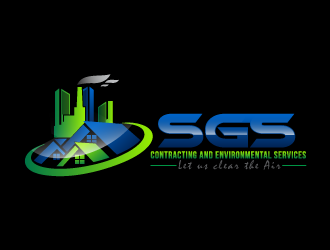 SGS Contracting and Environmental Services Logo Design - 48hourslogo