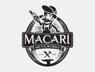 Macari Metalworks Logo Design - 48hourslogo