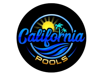 California Pools Logo Design - 48hourslogo