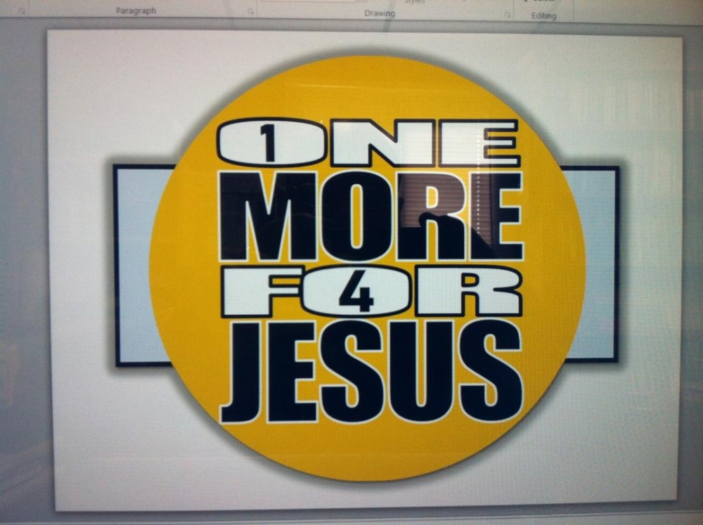 One More For Jesus or 1 More 4 Jesus Logo Design - 48hourslogo