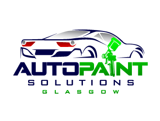 Auto Paint Solutions Logo Design - 48hourslogo