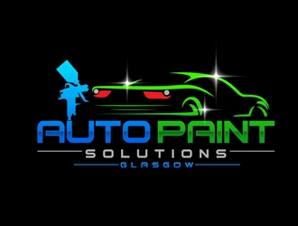 Auto Paint Solutions Logo Design - 48hourslogo