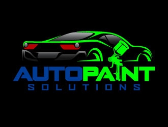 Auto Paint Solutions Logo Design - 48hourslogo