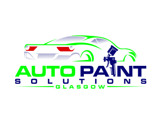 Auto Paint Solutions Logo Design - 48hourslogo
