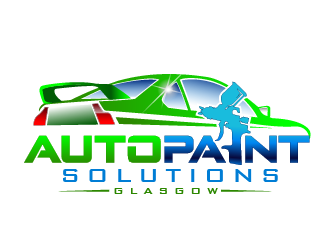 Auto Paint Solutions Logo Design - 48hourslogo