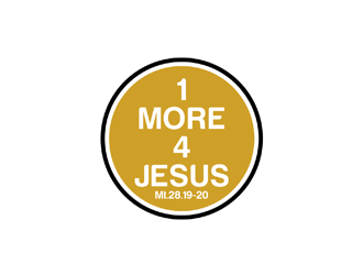 One More For Jesus or 1 More 4 Jesus Logo Design - 48hourslogo