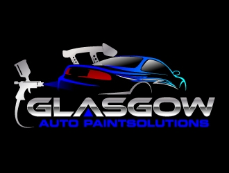 Auto Paint Solutions Logo Design - 48hourslogo