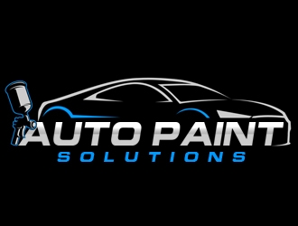 Auto Paint Solutions Logo Design - 48hourslogo