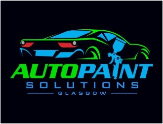 Auto Paint Solutions Logo Design - 48hourslogo