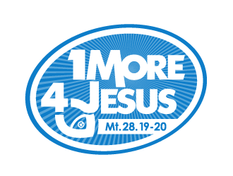 One More For Jesus or 1 More 4 Jesus Logo Design - 48hourslogo