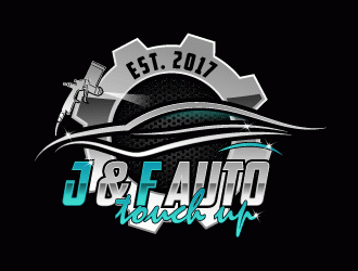 J & F auto touch up Logo Design - 48hourslogo