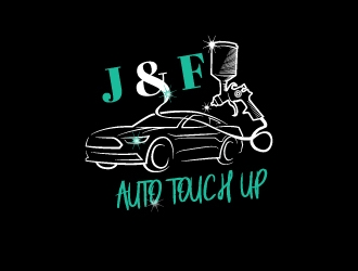 J & F auto touch up Logo Design - 48hourslogo