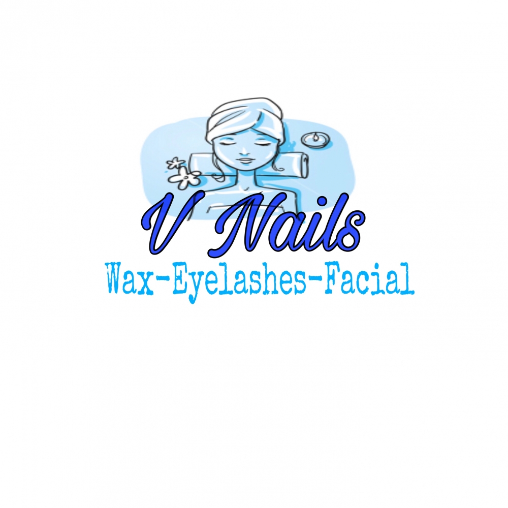 V Nails Logo Design - 48hourslogo