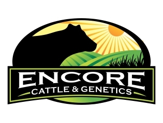 Encore Cattle and Genetics Logo Design - 48hourslogo