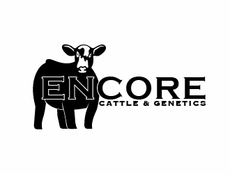 Encore Cattle and Genetics Logo Design - 48hourslogo