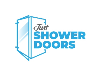 Just Shower Doors Logo Design - 48hourslogo
