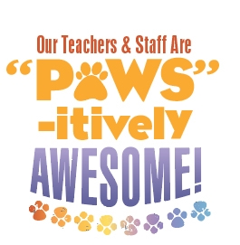 PAWS-itively Wild About Our Teachers Logo Design - 48hourslogo