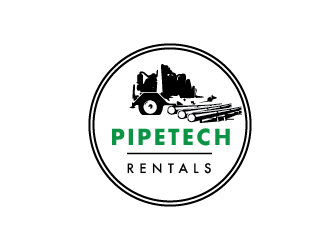 Pipetech Rentals Logo Design - 48hourslogo