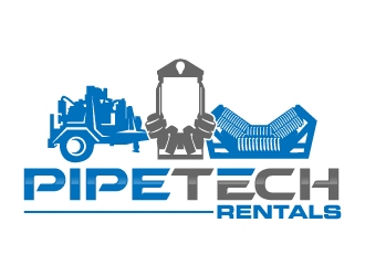 Pipetech Rentals Logo Design - 48hourslogo