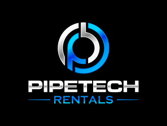 Pipetech Rentals Logo Design - 48hourslogo