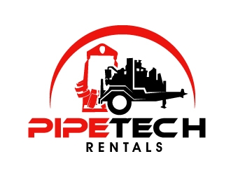 Pipetech Rentals Logo Design - 48hourslogo