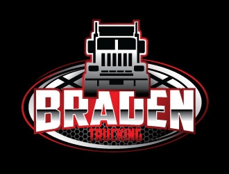 BRADEN TRUCKING Logo Design - 48hourslogo