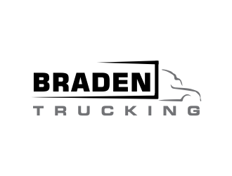 BRADEN TRUCKING Logo Design - 48hourslogo