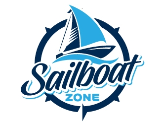Sailboat Zone Logo Design - 48hourslogo