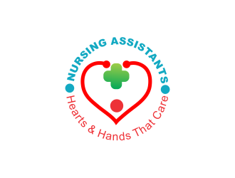 Nursing Assistants: Hearts & Hands That Care Logo Design - 48hourslogo