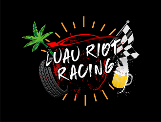 Luau Riot Racing Logo Design - 48hourslogo