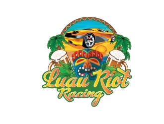 Luau Riot Racing Logo Design - 48hourslogo