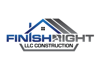 Finish right LLC Construction Logo Design - 48hourslogo