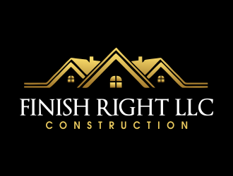 Finish right LLC Construction Logo Design - 48hourslogo