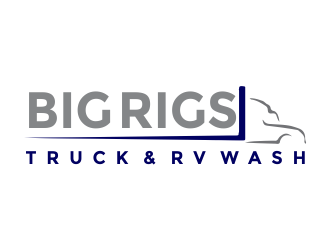 BIG RIGS Truck & RV Wash Logo Design - 48hourslogo