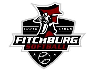 Fitchburg Softball Logo Design - 48hourslogo