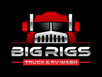 BIG RIGS Truck & RV Wash Logo Design - 48hourslogo
