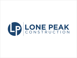 Lone Peak Construction Logo Design - 48hourslogo