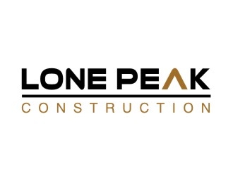 Lone Peak Construction Logo Design - 48hourslogo