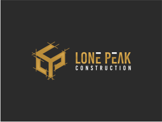 Lone Peak Construction Logo Design - 48hourslogo