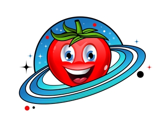 Space Tomato Logo Design - 48hourslogo