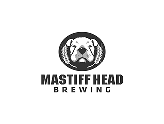 Mastiff Head Brewing Logo Design - 48hourslogo