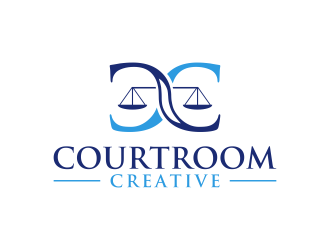 Courtroom Creative Logo Design - 48hourslogo