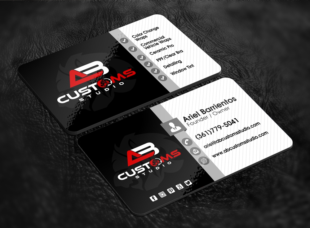 AB Customs Studio Digital Design - 48hourslogo