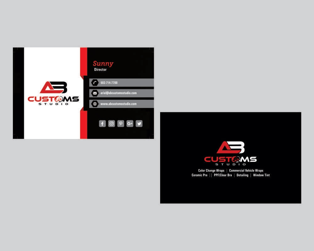AB Customs Studio Digital Design - 48hourslogo