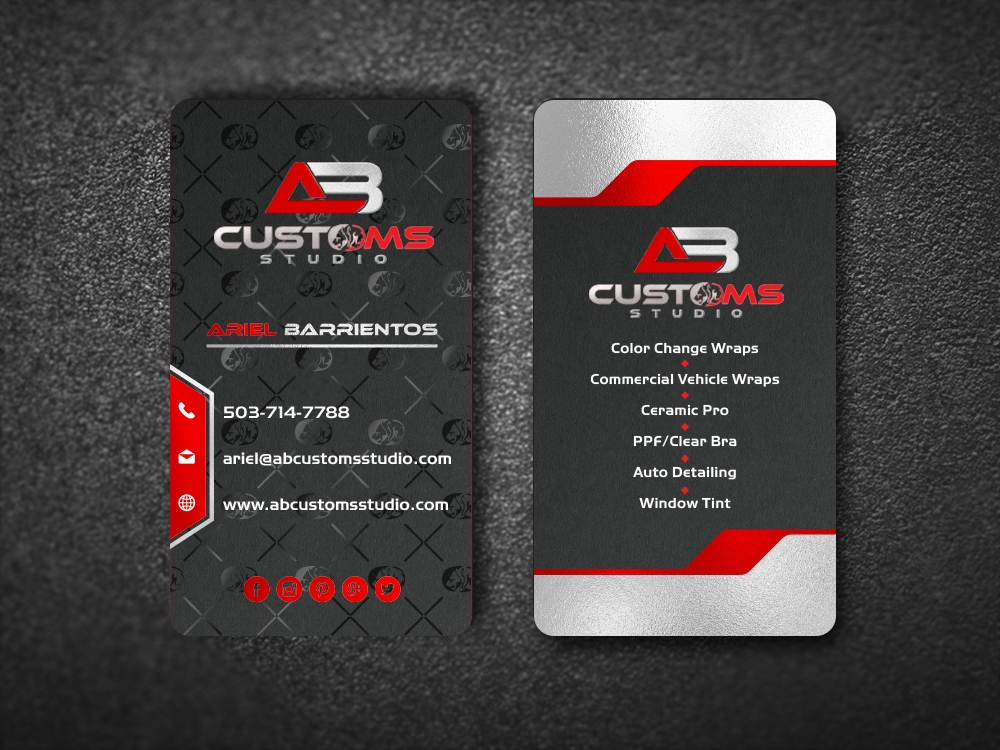 AB Customs Studio Digital Design - 48hourslogo