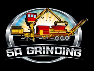 5A Grinding Logo Design - 48hourslogo