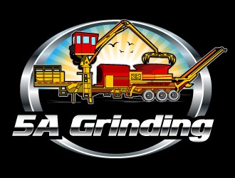 5A Grinding Logo Design - 48hourslogo