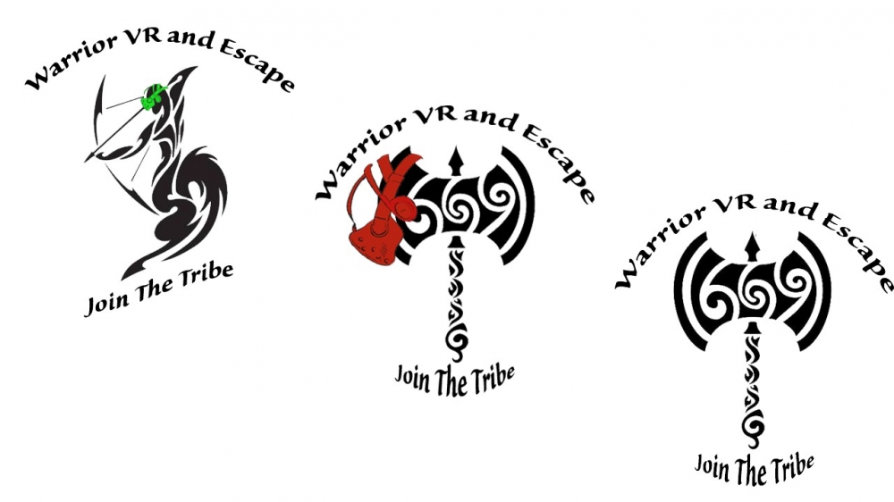 Warrior VR and Escape Logo Design - 48hourslogo