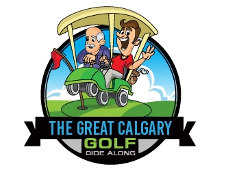 The Great Calgary Golf Ride-Along Logo Design - 48hourslogo